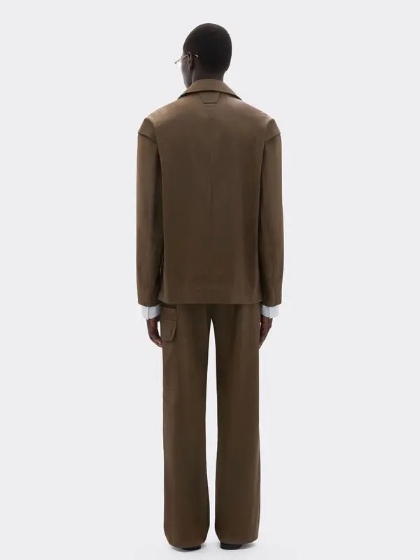 FERRARI Cotton Bomber Jacket - Beige