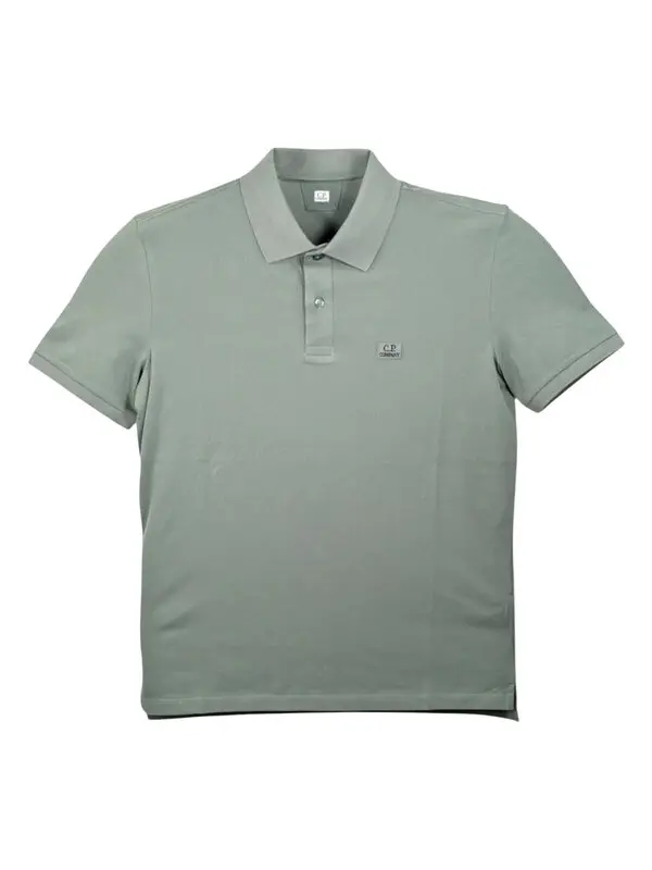 C.P. COMPANY Logo Polo - Green