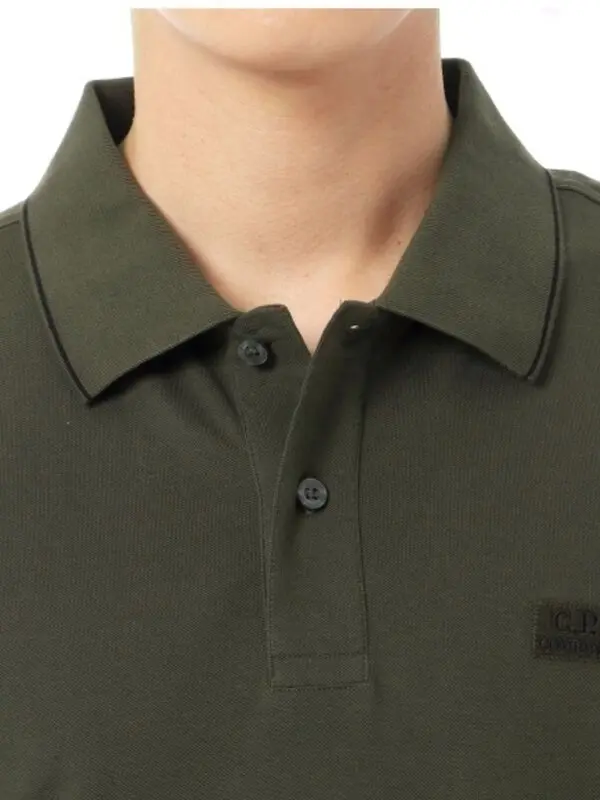 C.P. COMPANY Logo Polo - Green