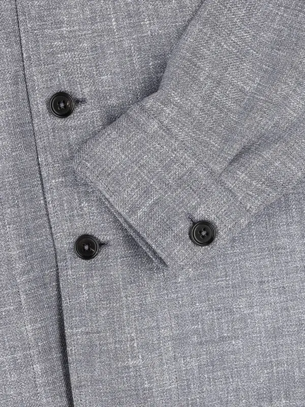 Zegna Linen, Wool, And Silk Shirt
