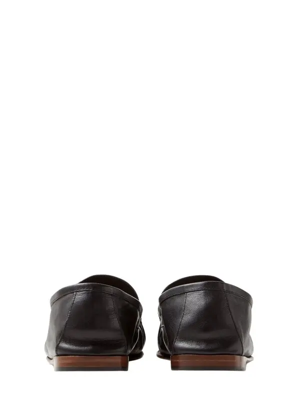Versace Leather Loafer - Black