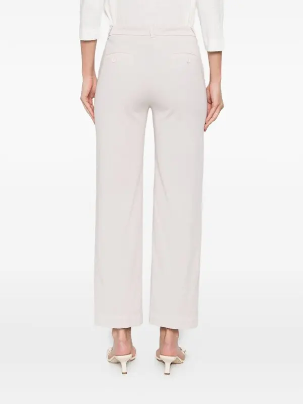 VIA MASINI 80 Cotton Straight-leg Trousers