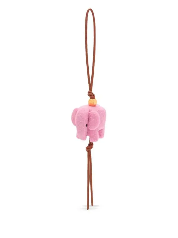 Loewe Elephant Charm - Pink