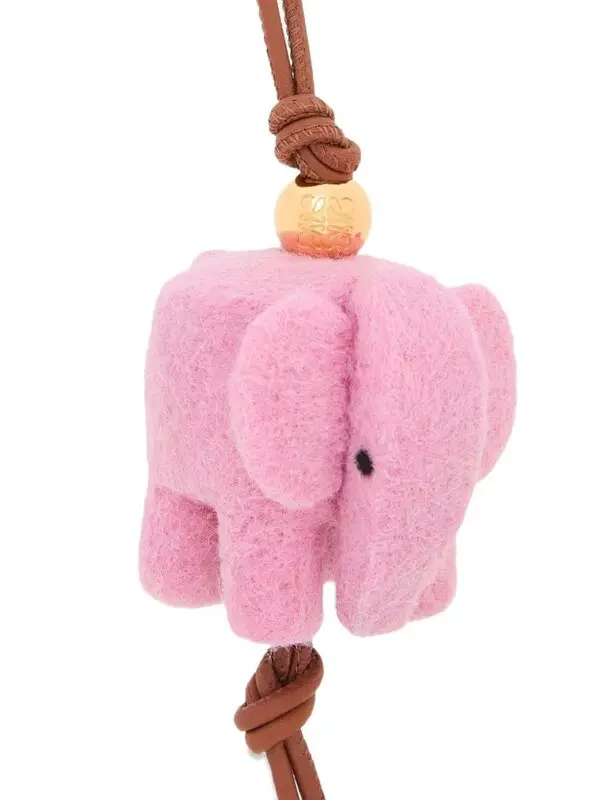 Loewe Elephant Charm - Pink