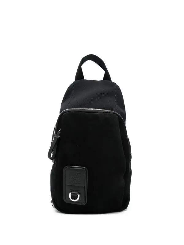 Loewe Canvas Backpack - Black