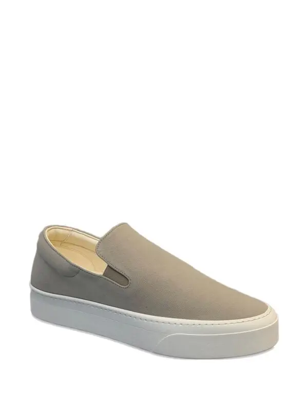 THE ROW Mh Cotton Slip-on Sneakers - White