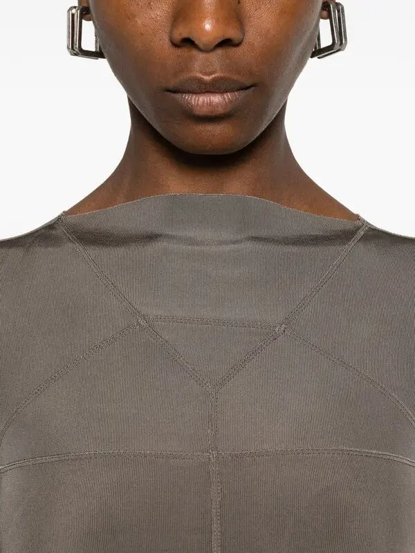 Rick Owens Maxi Gown Dress - Grey