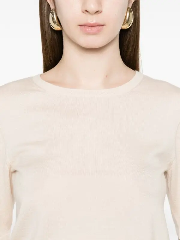 Soft Goat Cashmere Top - White