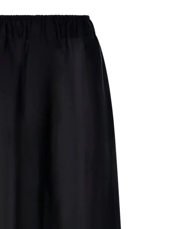 THE LATEST Wide-leg Trousers - Black
