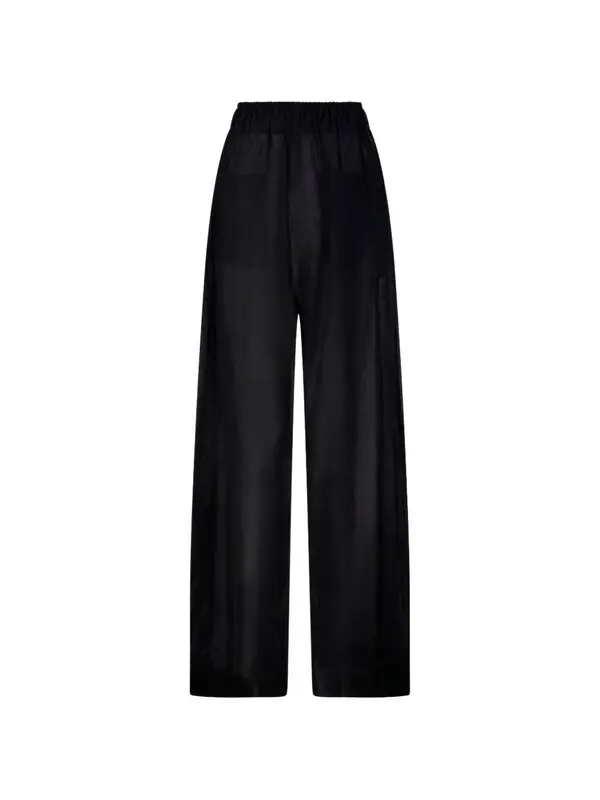 THE LATEST Wide-leg Trousers - Black