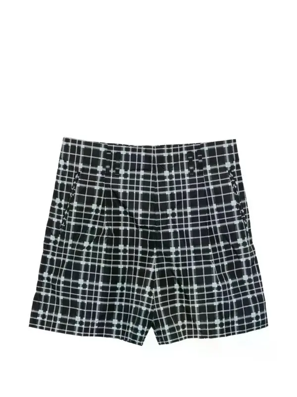 LANVIN Plaid Shorts