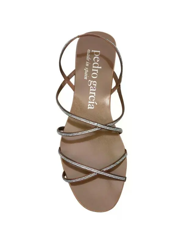 PEDRO GARCIA Esme Crystal-embellished Strap Sandals