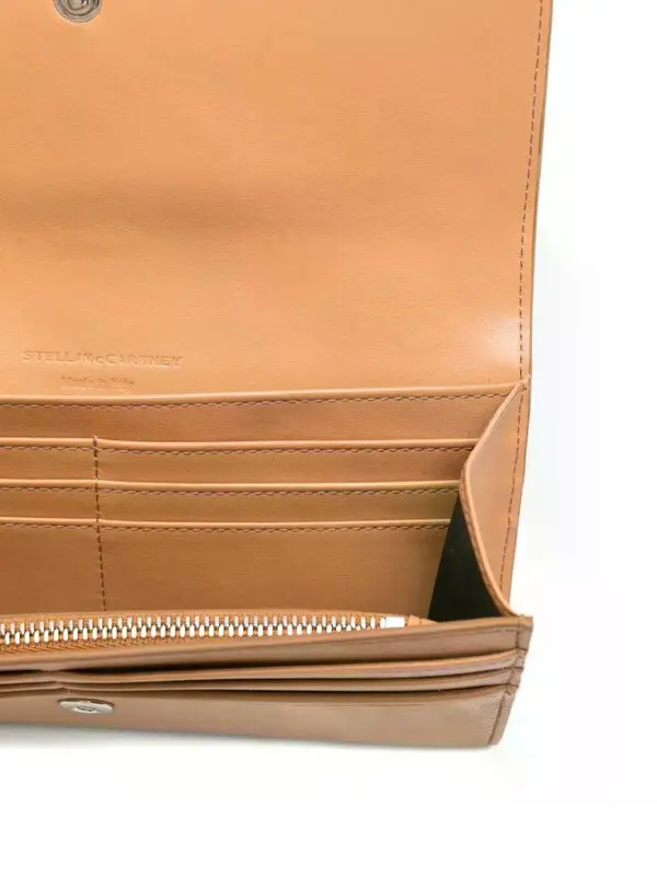 Stella McCartney Ryder Continental Wallet - Neutrals
