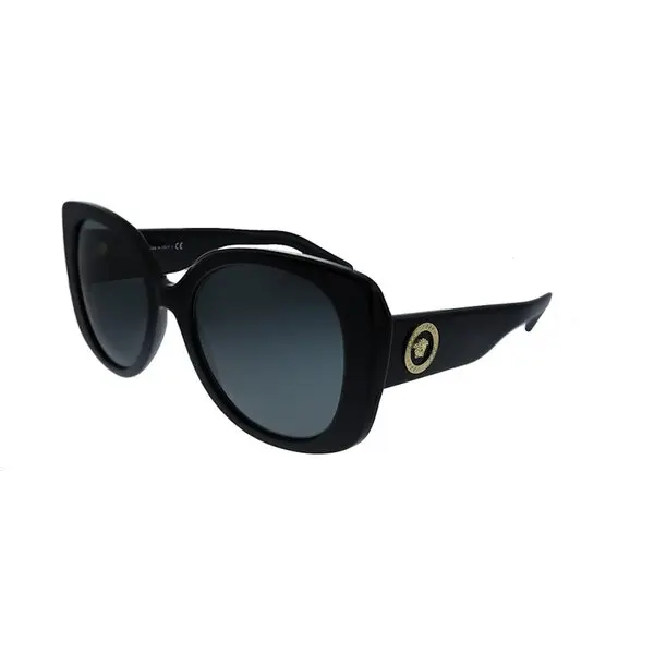 Versace Rectangle Sunglasses - Black (ve_4387_gb1/87)