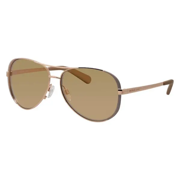 Michael Kors Aviator Sunglasses - Rose Gold/ Taupe (mk_5004_1017r1)