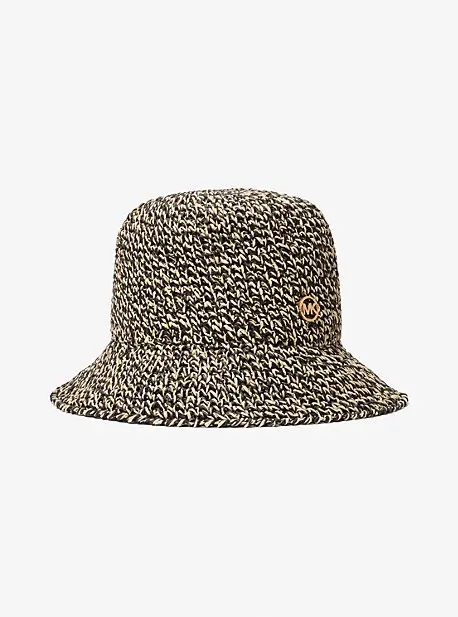 Michael Kors Crocheted Bucket Hat - Natural