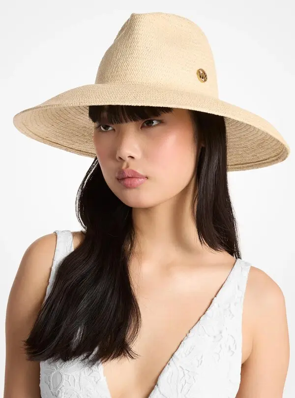 Michael Kors Straw Sun Hat