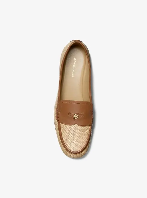 Michael Kors Jennings Woven Loafer - Brown