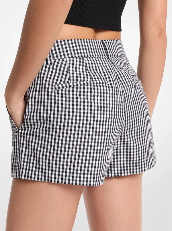 Michael Kors Gingham Cotton Short