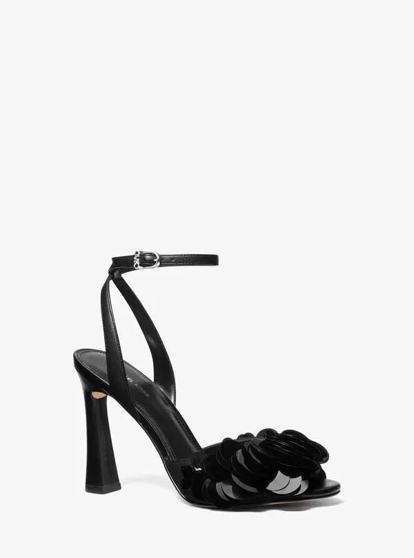 Michael Kors Loretta Sequin Embellished Sandal