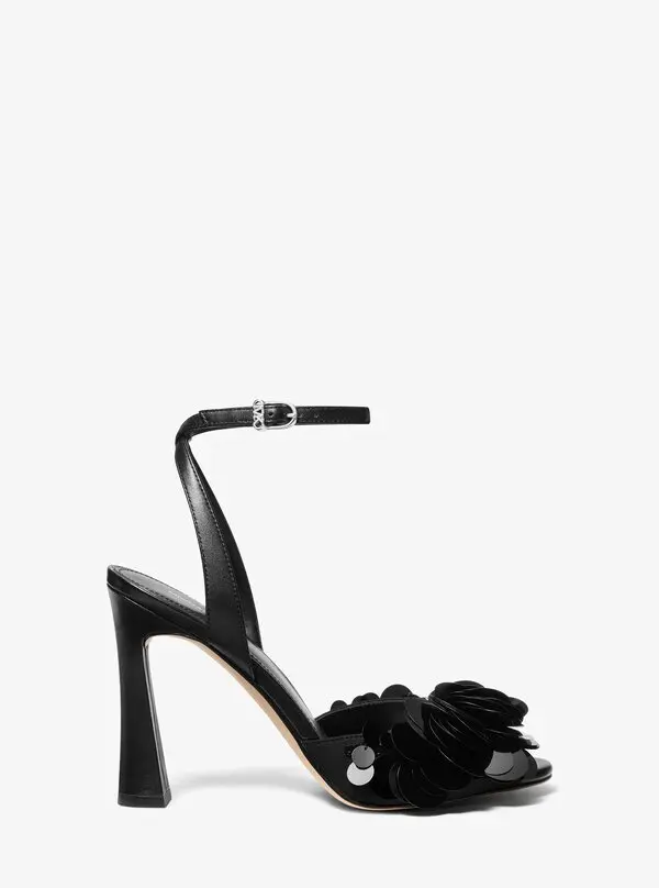 Michael Kors Loretta Sequin Embellished Sandal