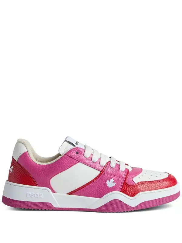 Dsquared2 Panelled Low-top Leather Sneakers