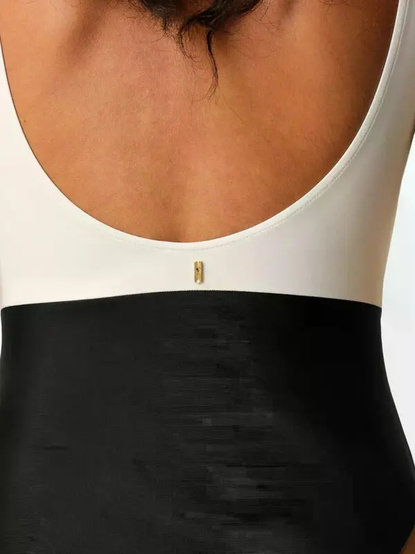 AMI Paris Two-tone One-piece Swimsuit