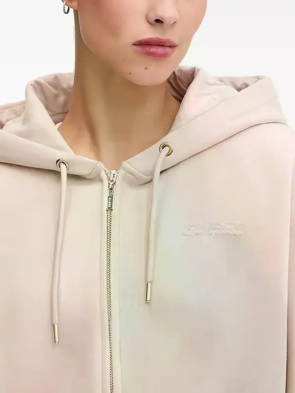 Guess Logo Zip-up Hoodie