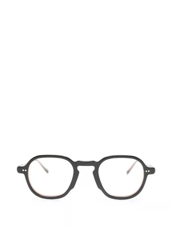 LESCA Round-frame Glasses - Brown