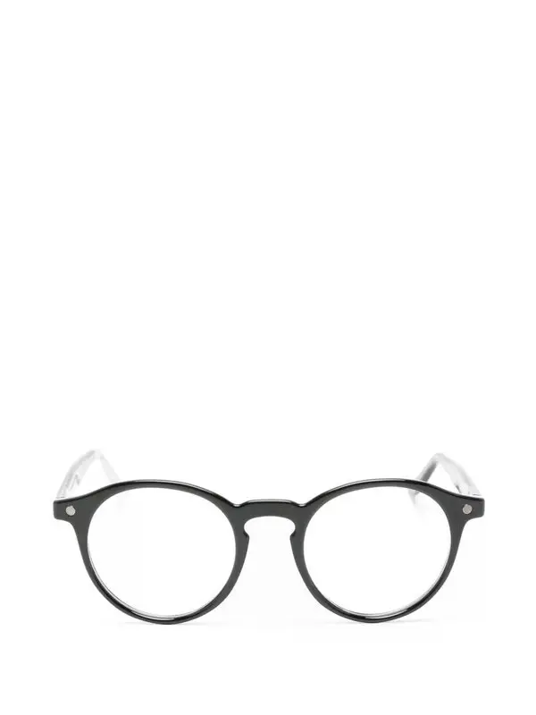 SNOB Doguito Round-frame Glasses - Black