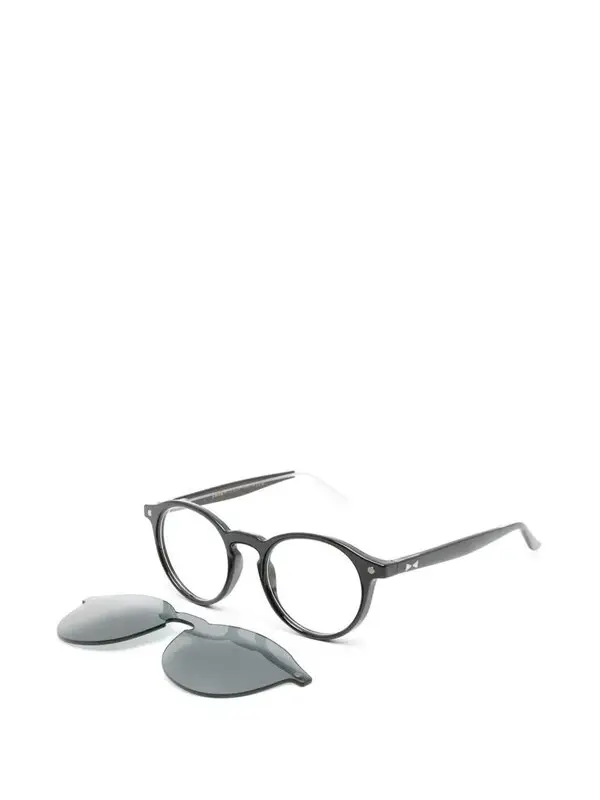 SNOB Doguito Round-frame Glasses - Black