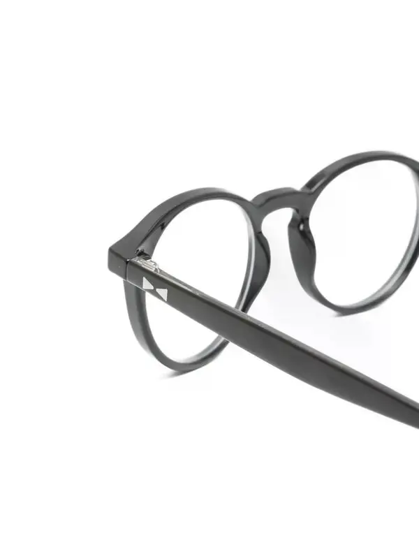 SNOB Doguito Round-frame Glasses - Black
