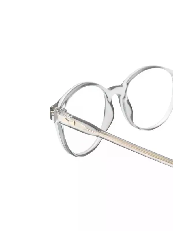 SNOB Clip-on Round-frame Glasses