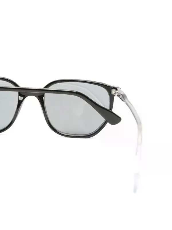 SNOB Velasca Round-frame Sunglasses - Black