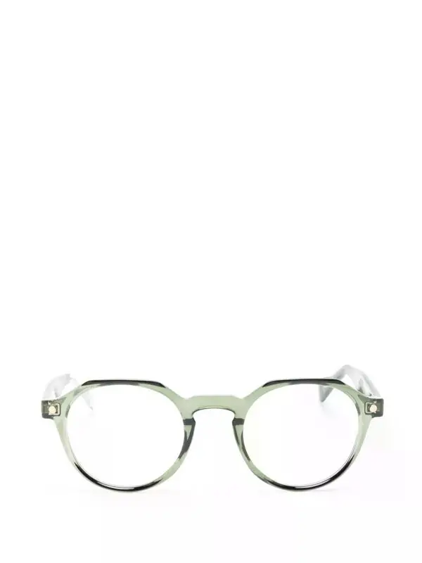 SNOB Meziena Round-frame Glasses - Green