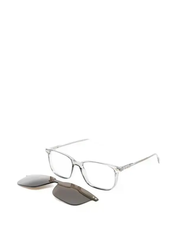 SNOB Rectangle-frame Glasses - Grey