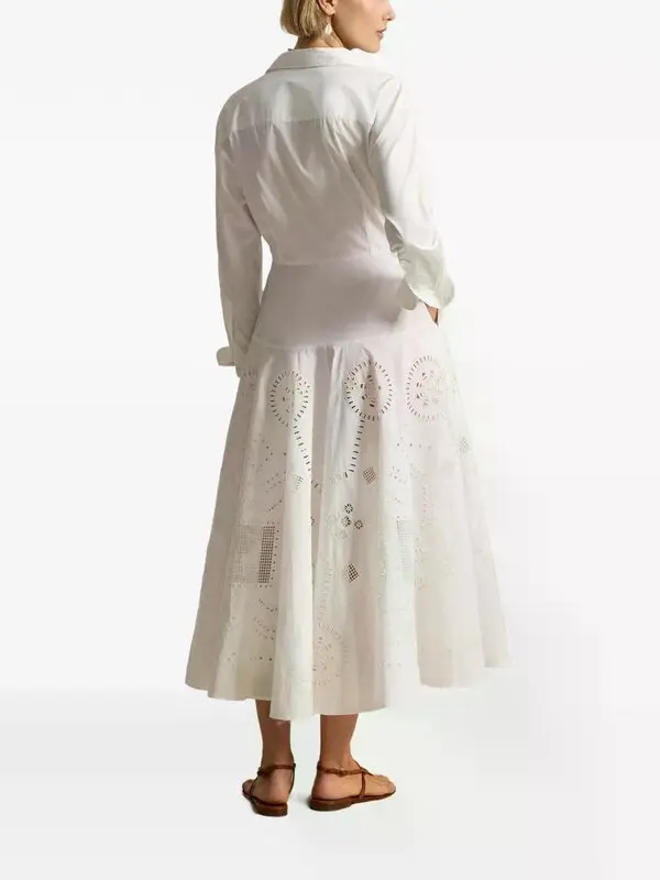 Polo Ralph Lauren Cotton Eyelet Shirt Dress