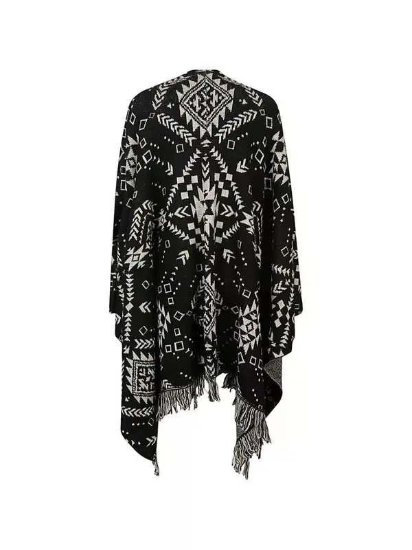 TOOCO Ethnic-print Cape