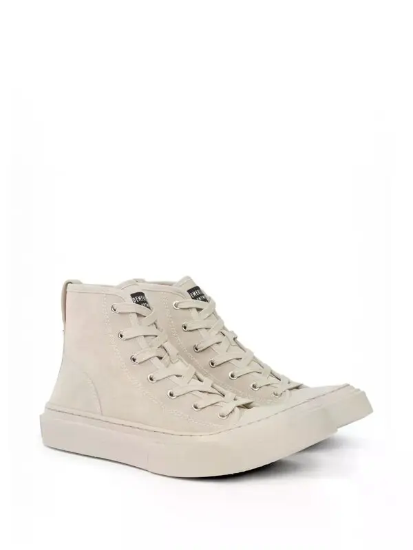 ANN DEMEULEMEESTER Sarin Suede Lace-up Sneakers - Neutrals