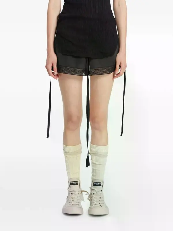 ANN DEMEULEMEESTER Sarin Suede Lace-up Sneakers - Neutrals