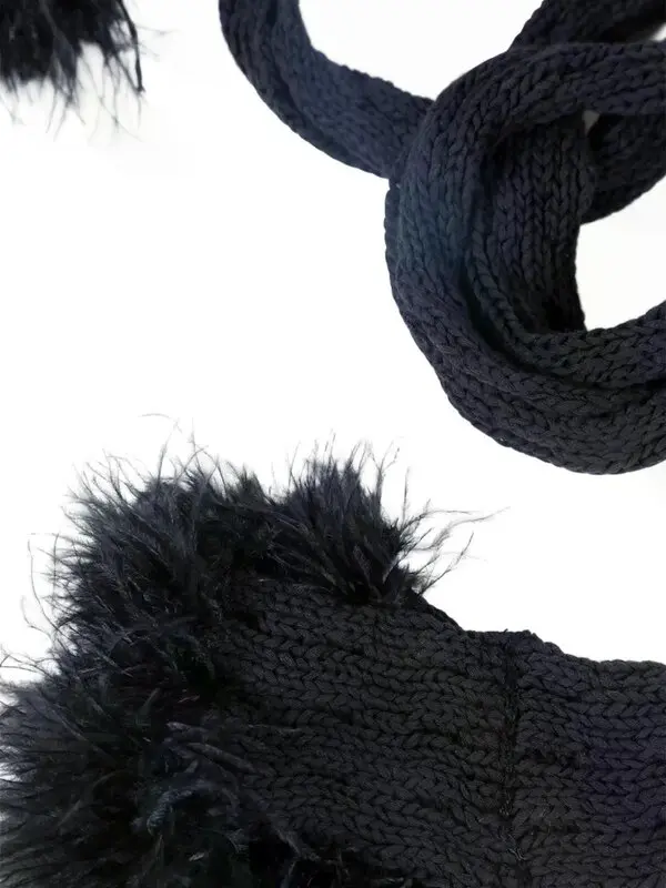 ANN DEMEULEMEESTER Rae Knitted Scarf