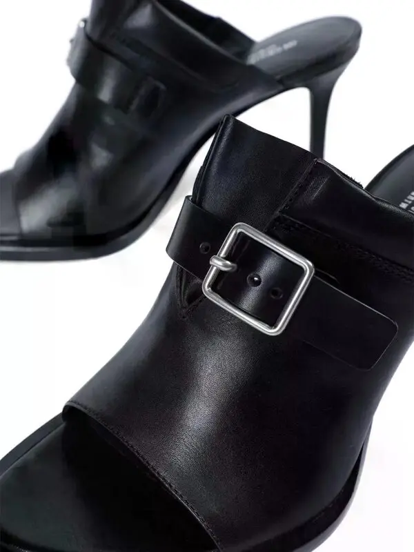 ANN DEMEULEMEESTER Keke Buckled Leather Sandals