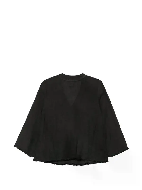 120% Lino Sequin-embellished Blouse