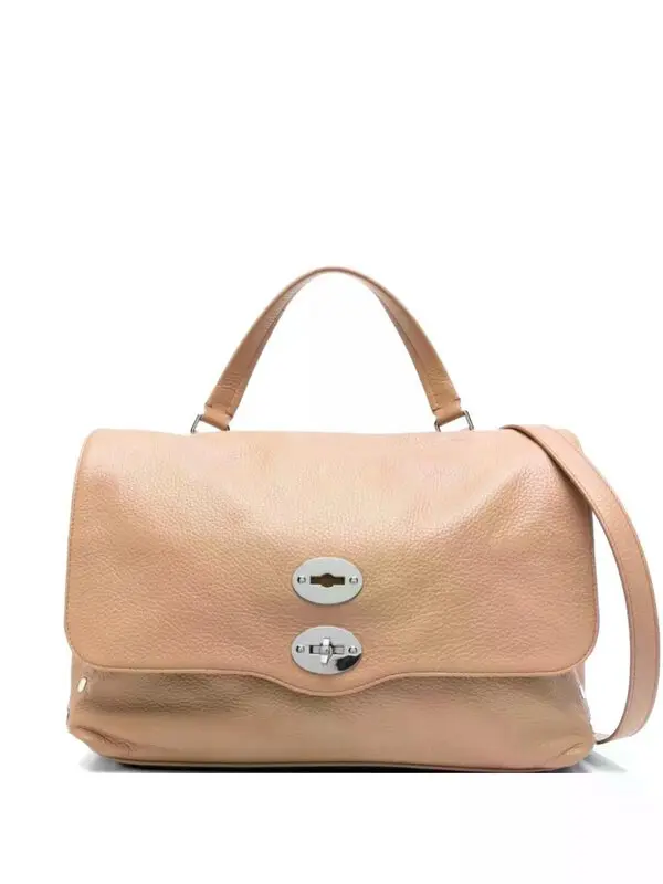 ZANELLATO Medium Postina Studded Leather Tote - Neutrals