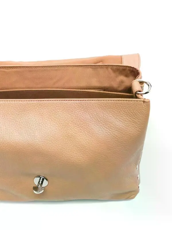 ZANELLATO Medium Postina Studded Leather Tote - Neutrals
