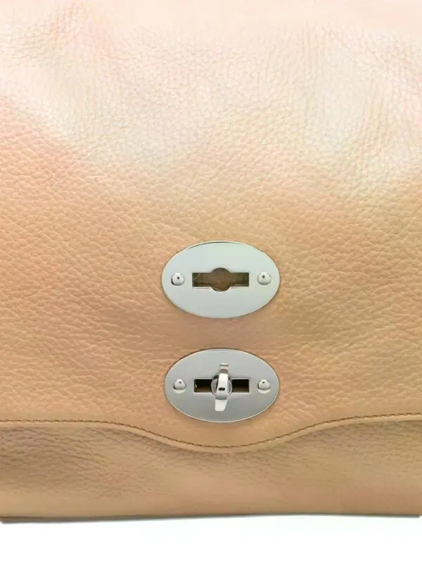 ZANELLATO Medium Postina Studded Leather Tote - Neutrals