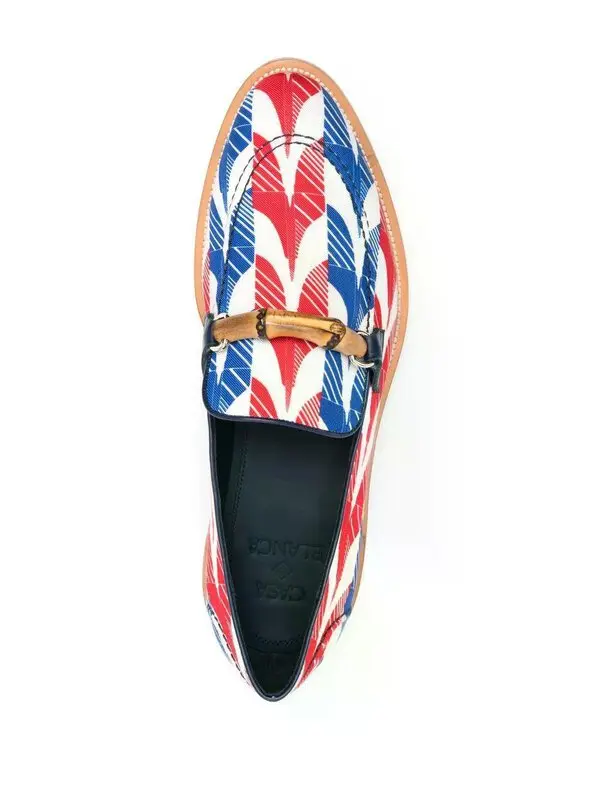 Casablanca Abstract-print Envelope Loafers