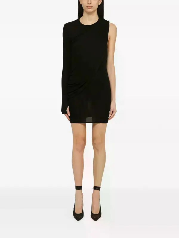 ANDREĀDAMO One-sleeve Draped Dress