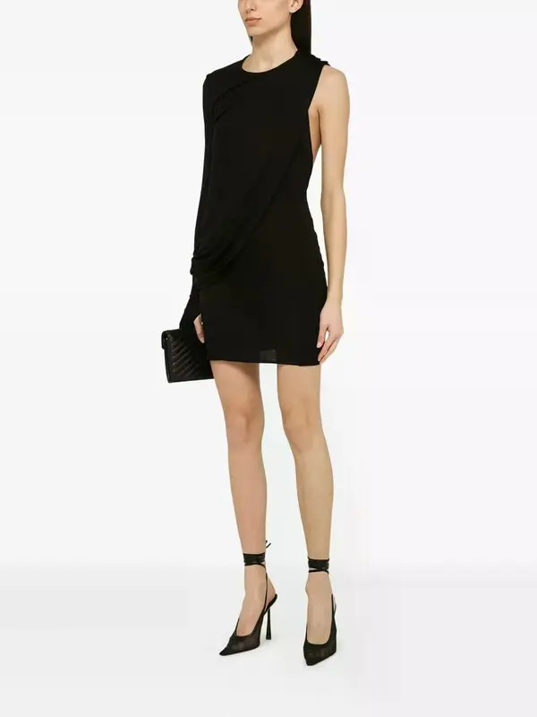 ANDREĀDAMO One-sleeve Draped Dress