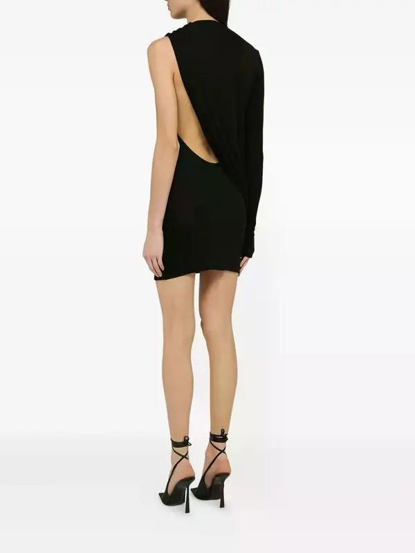 ANDREĀDAMO One-sleeve Draped Dress